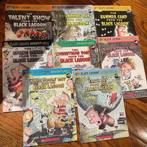 Scholastic | Toys | Lot Of 8 Black Lagoon Adventures Chapter Books Pb ...